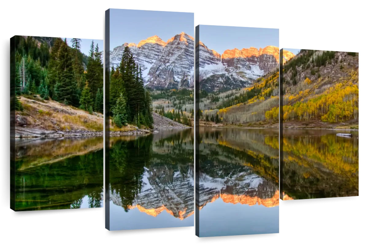 Millwood Pines Alvord Sun Touched Maroon Bells | Wayfair