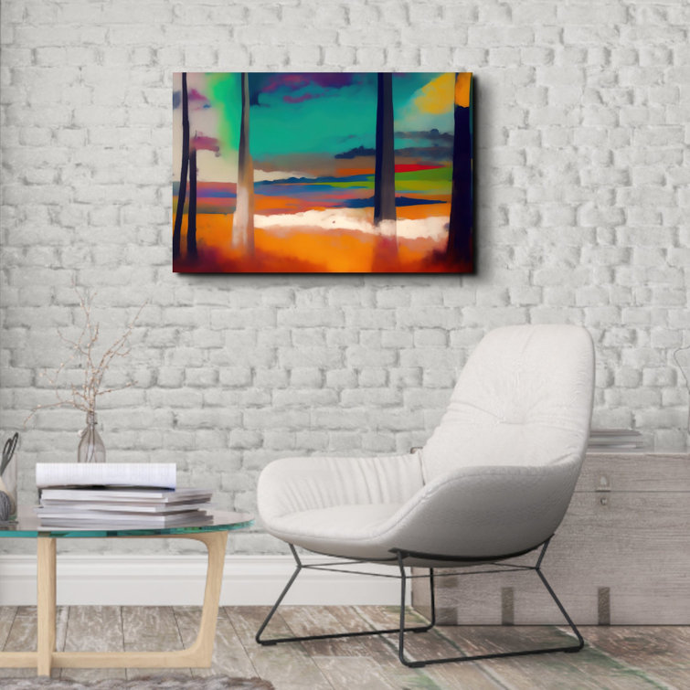 Red Barrel Studio® Gamari Brilliant Trees-Ten On Canvas by Stephen ...