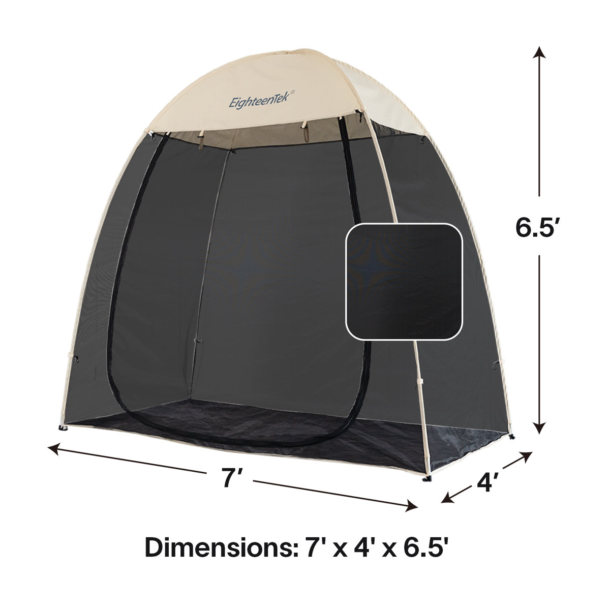 Alvantor Patio Gazebo Pop-Up Canopy Screen House Tent - Lightweight ...