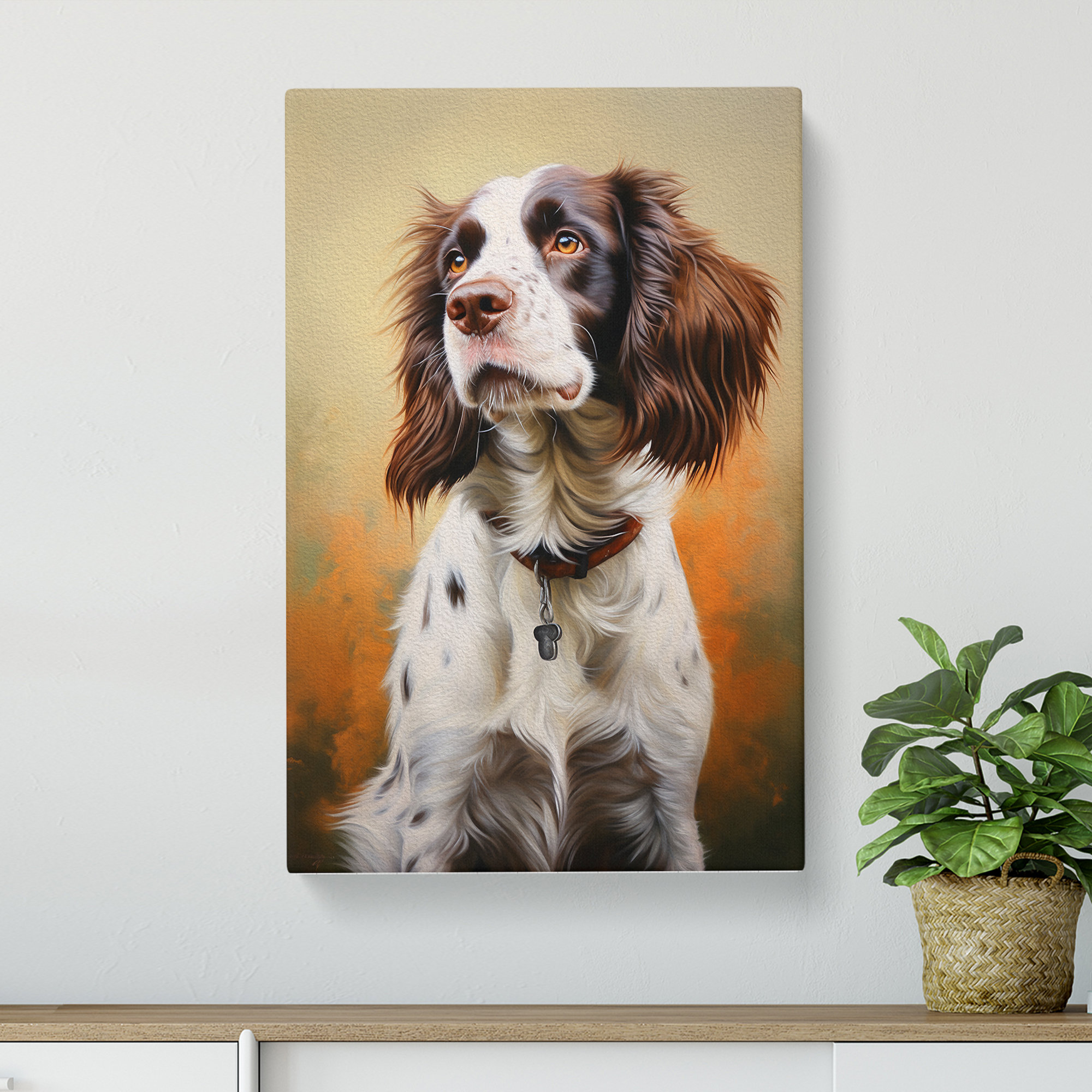Marlow Home Co. English Springer Spaniel Realism - No Frame Art Prints ...