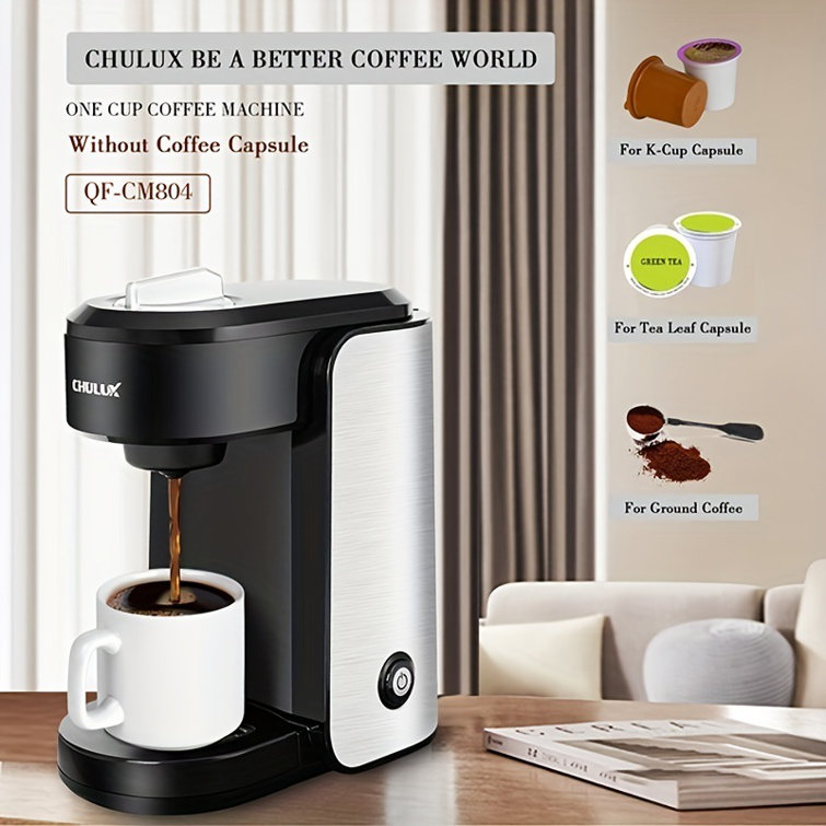 HGmart Stainless Steel Single Serve Coffee Maker for Capsule - Wayfair ...
