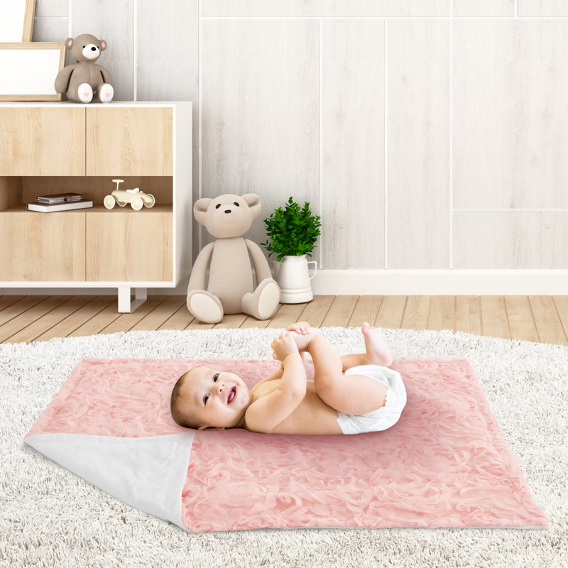 Sweet Jojo Designs Floral Rose Security Baby Blanket & Reviews | Wayfair