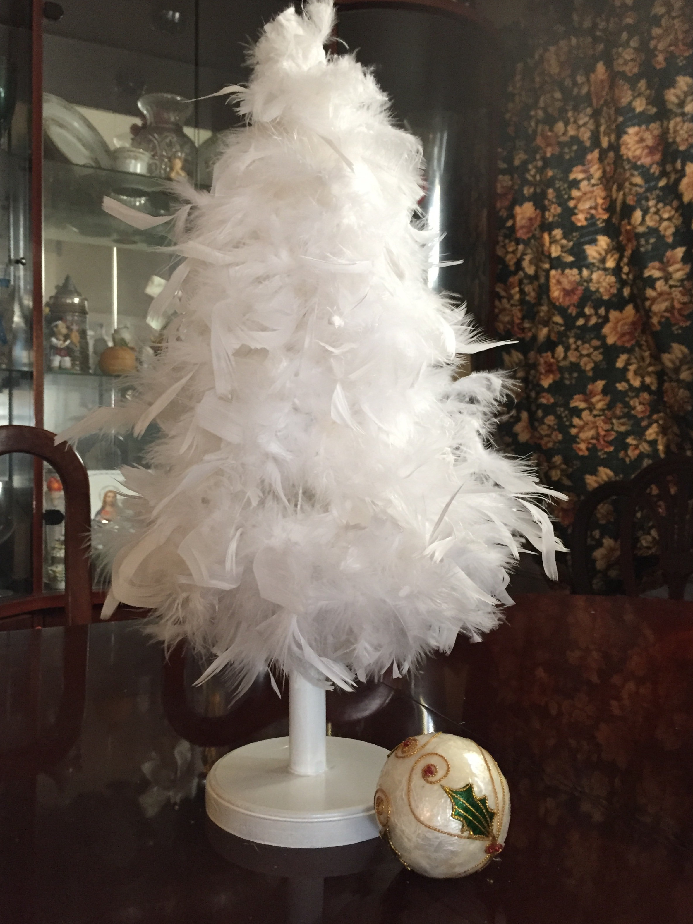 The Holiday Aisle® American Feather Tabletop Tree | Wayfair