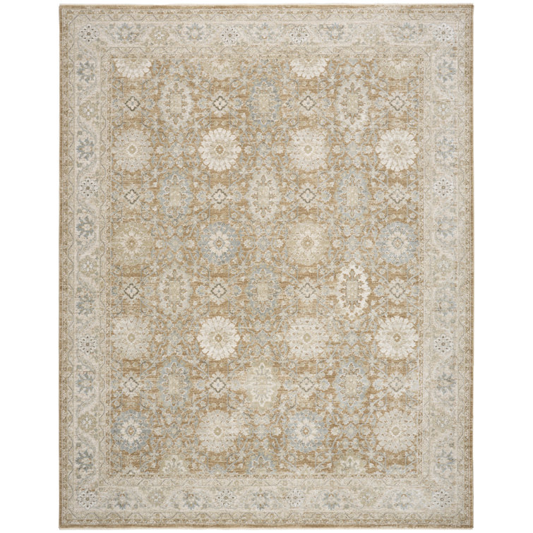 Charlton Home® Greenes Mocha Vintage Indoor Rug | Wayfair