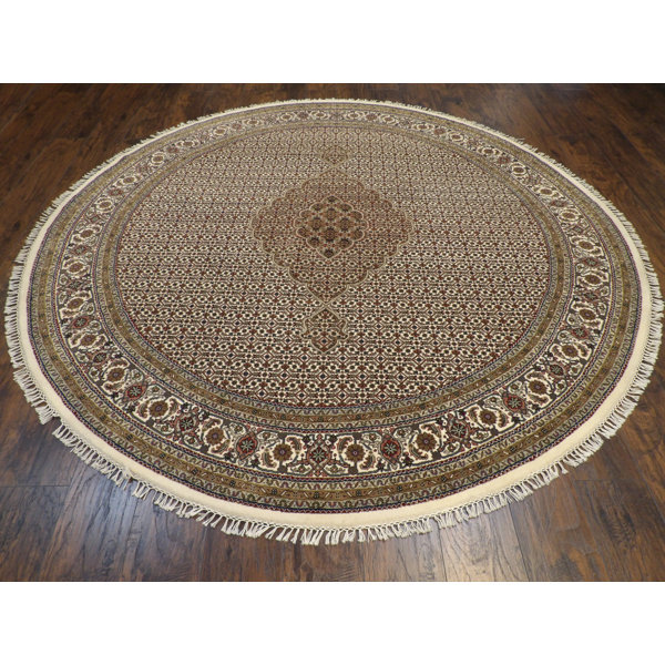 Isabelline One-of-a-Kind 8' Round Wool Area Rug in | Wayfair
