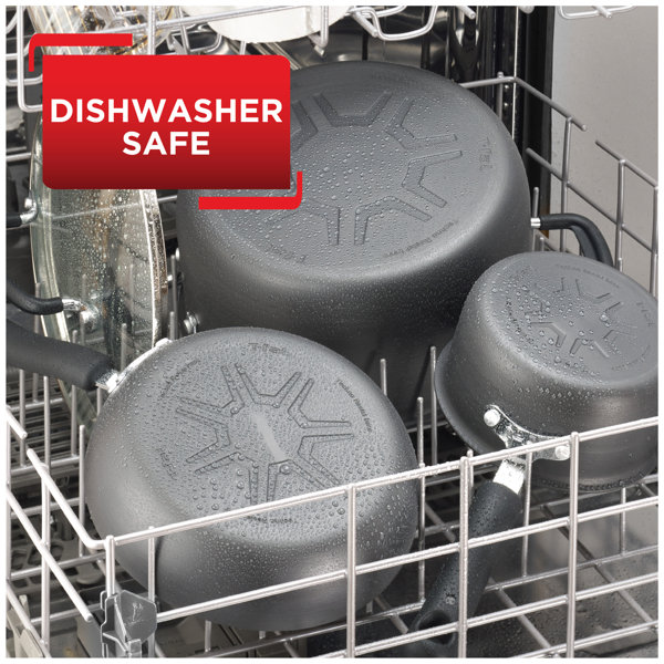 T-fal Ultimate Hard Anodized Aluminum Nonstick Cookware Set, 17 piece ...