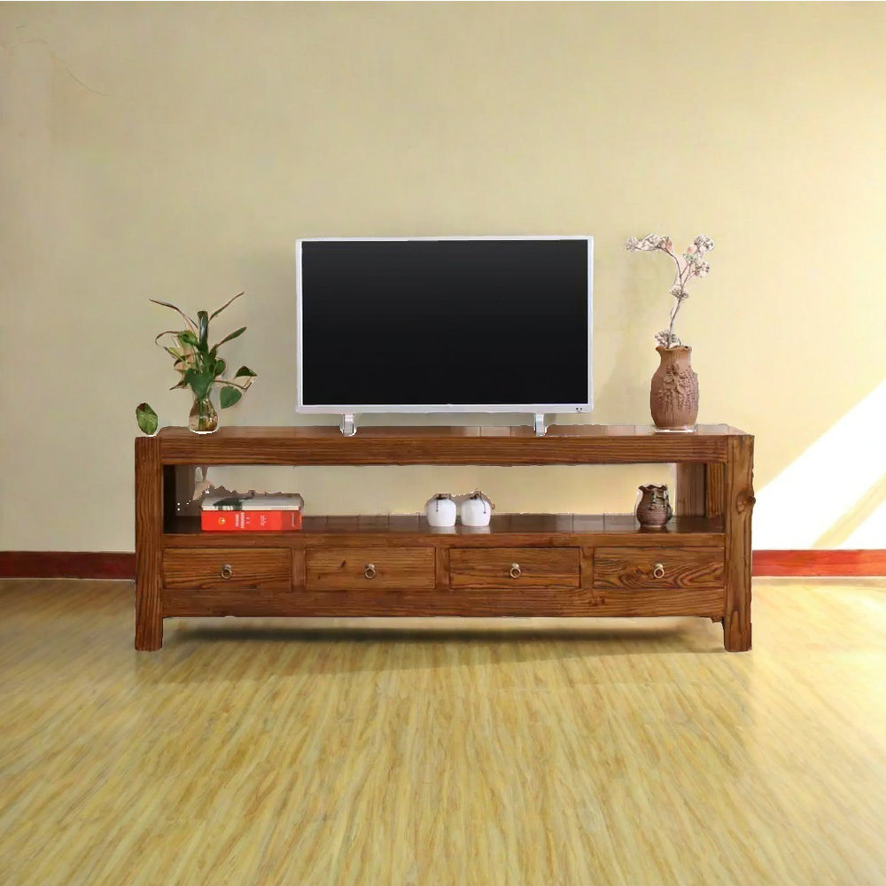 moonlight design Modern style Chinese elm TV cabinet | Wayfair
