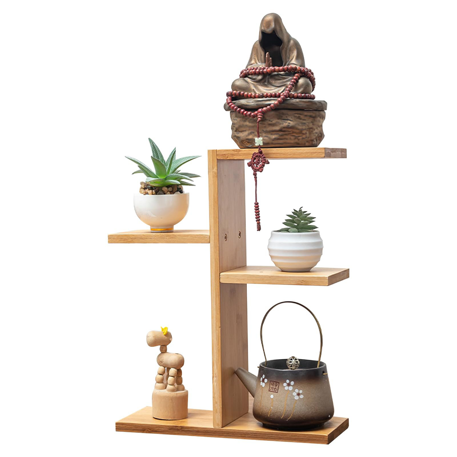 Arlmont & Co. Miniature Desktop Plant Stand, Indoor Multi-Tiered Window ...