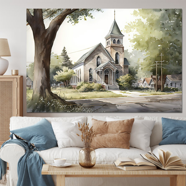 Red Barrel Studio® Monochome Yellow And Grey Farm III - Farmhouse ...