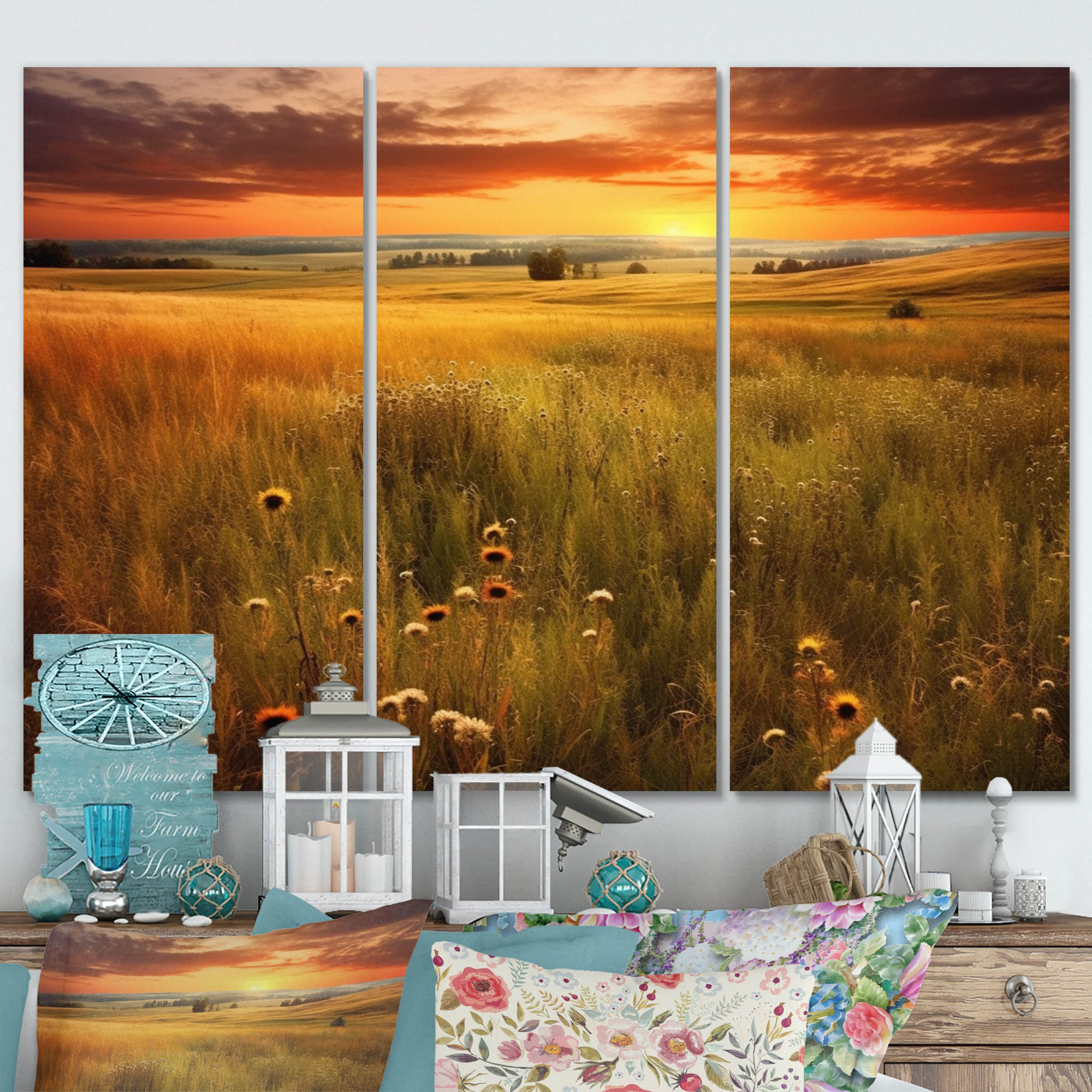 August Grove Calming Meadow II - Landscapes Wall Decor Set - Wayfair Canada
