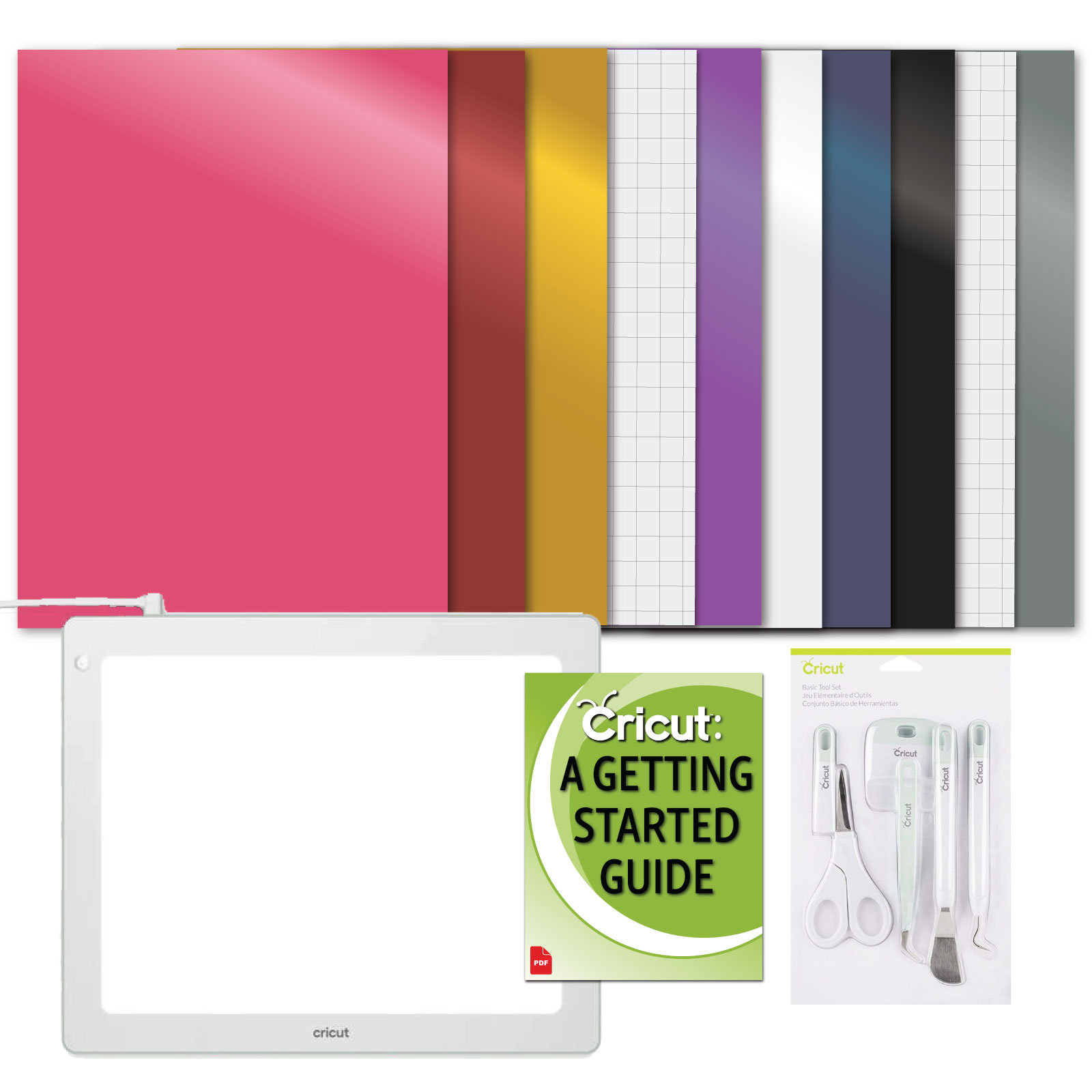Cricut BrightPad Light Box Vinyl Bundle | Wayfair