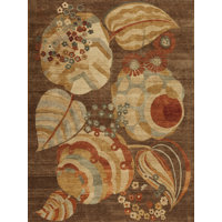 Samad Rugs Whimsical Floral Hand-Knotted Wool Green Area Rug | Perigold