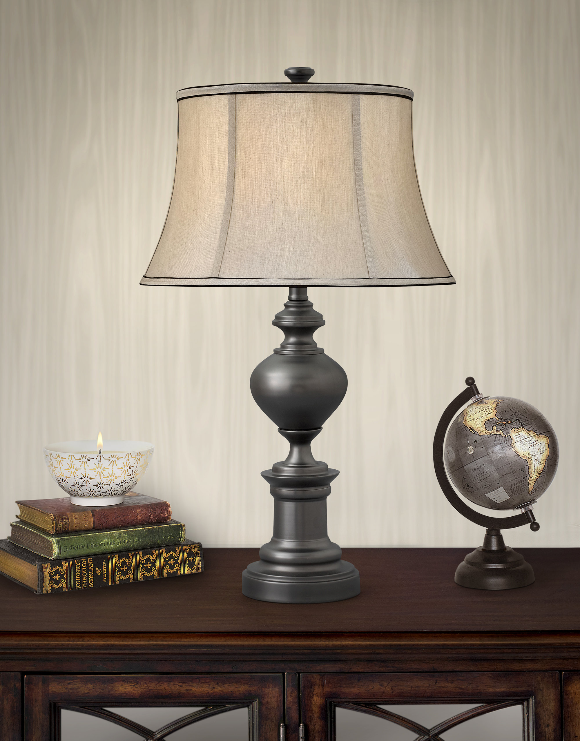 Medallion Lighting Athens 28" Gunmetal Table Lamp - Wayfair Canada
