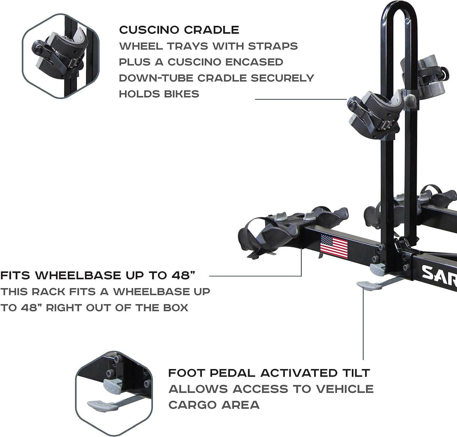 SARIS Metal Surface Mounted Bike Rack & Reviews | Wayfair