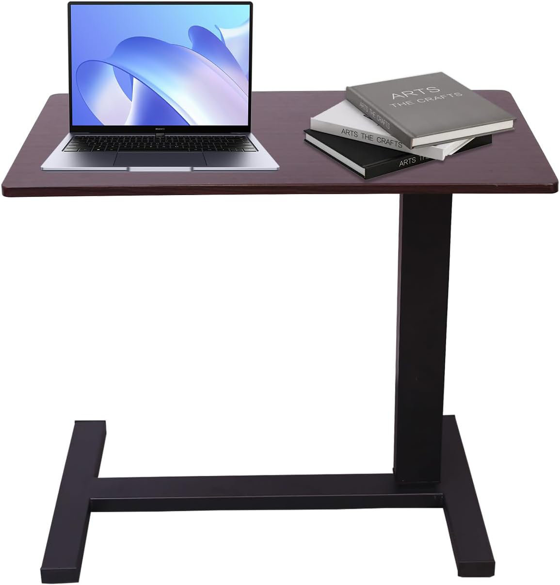 Latitude Run® Adjustable Overbed Bedside Table with Swivel Hidden ...