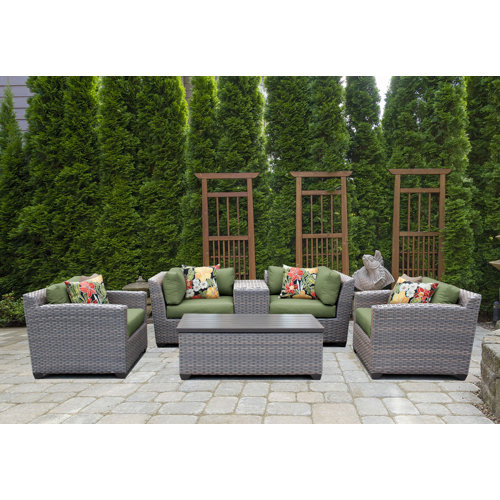TK Classics 5 - Person Outdoor Seating Group with Cushions & Reviews ...