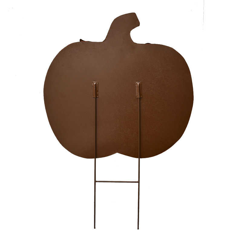 The Holiday Aisle® Metal Yard Sign with Autumn Harvest Thanksgiving ...