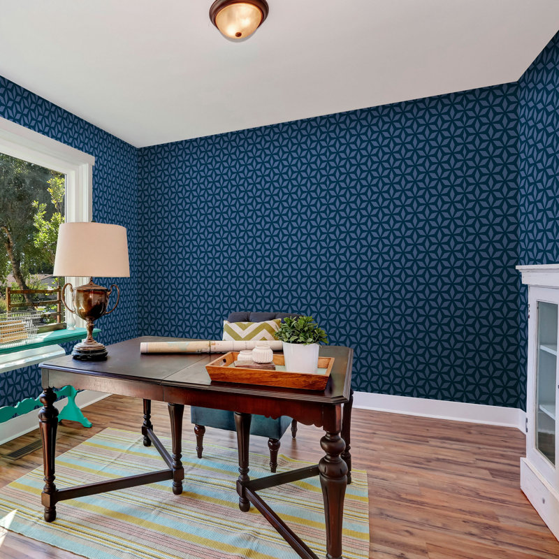 Brayden Studio® Gainsborough Diamond Removable Peel and Stick Wallpaper ...