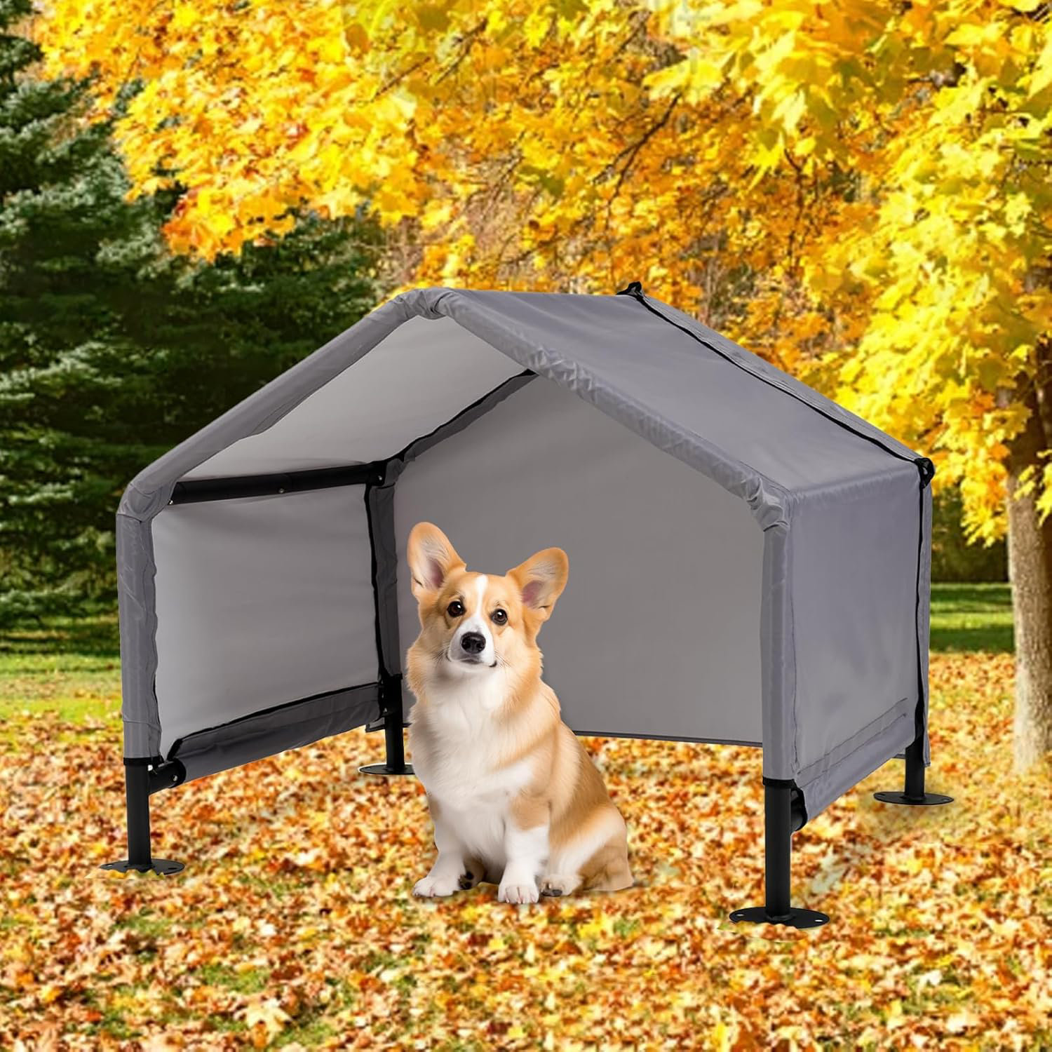 Tucker Murphy Pet™ Dog Shade Shelter Outdoor Tent, Waterproof Sun ...
