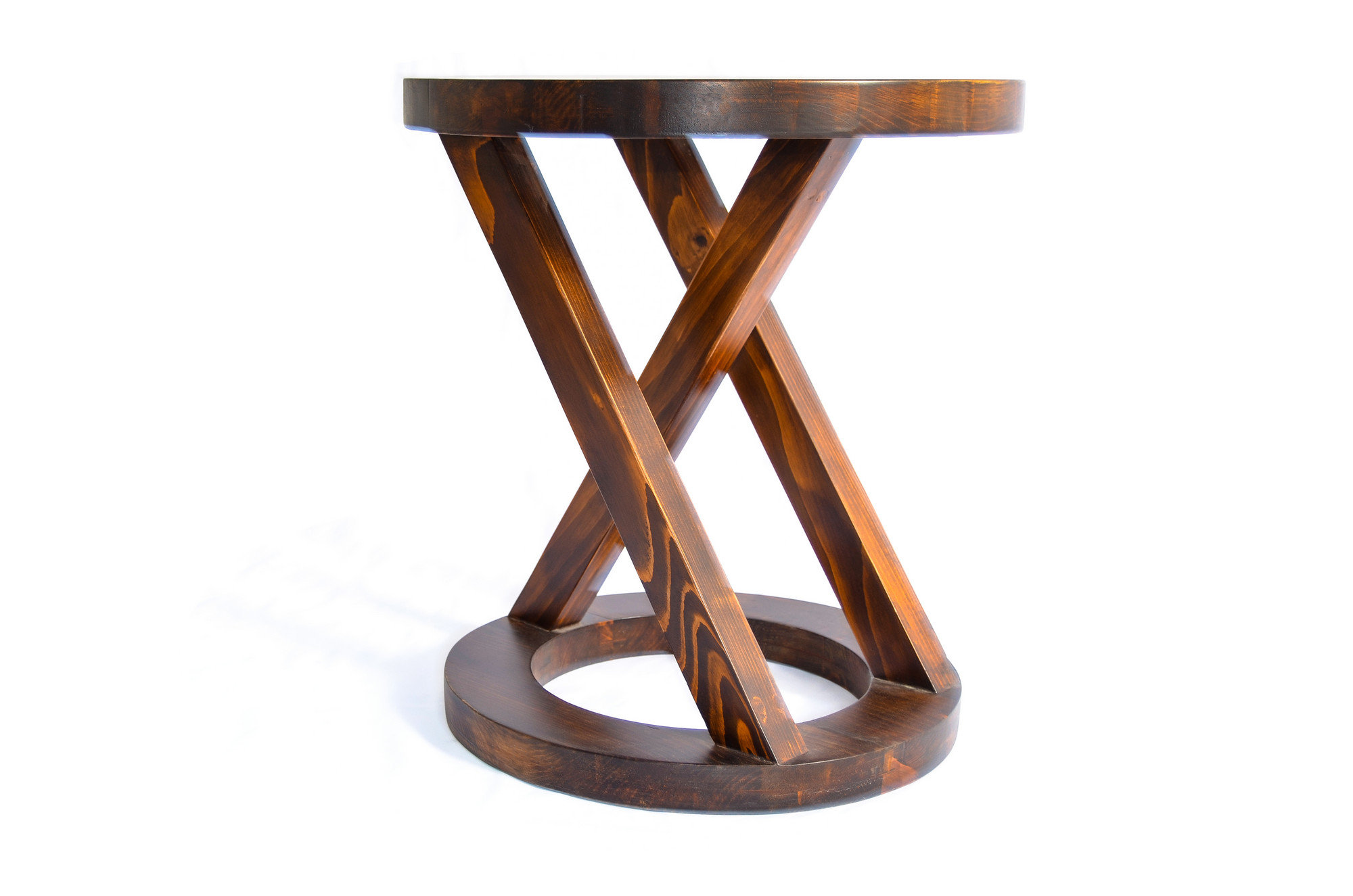 East Urban Home Abeni Solid Wood Cross Legs End Table - Wayfair Canada