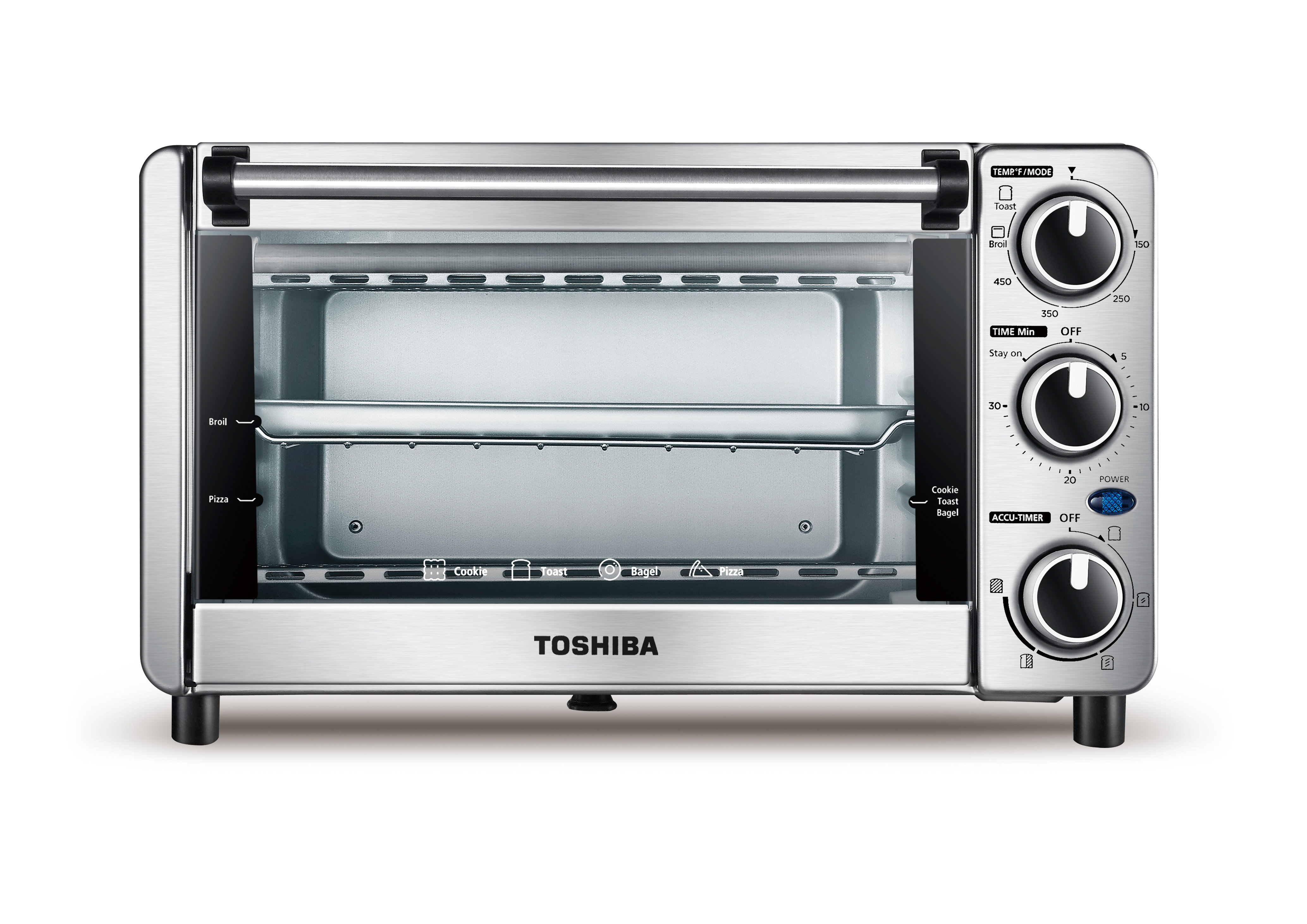 Toshiba 0.4 Cu. Ft. 4 Slice Toaster Oven & Reviews - Wayfair Canada