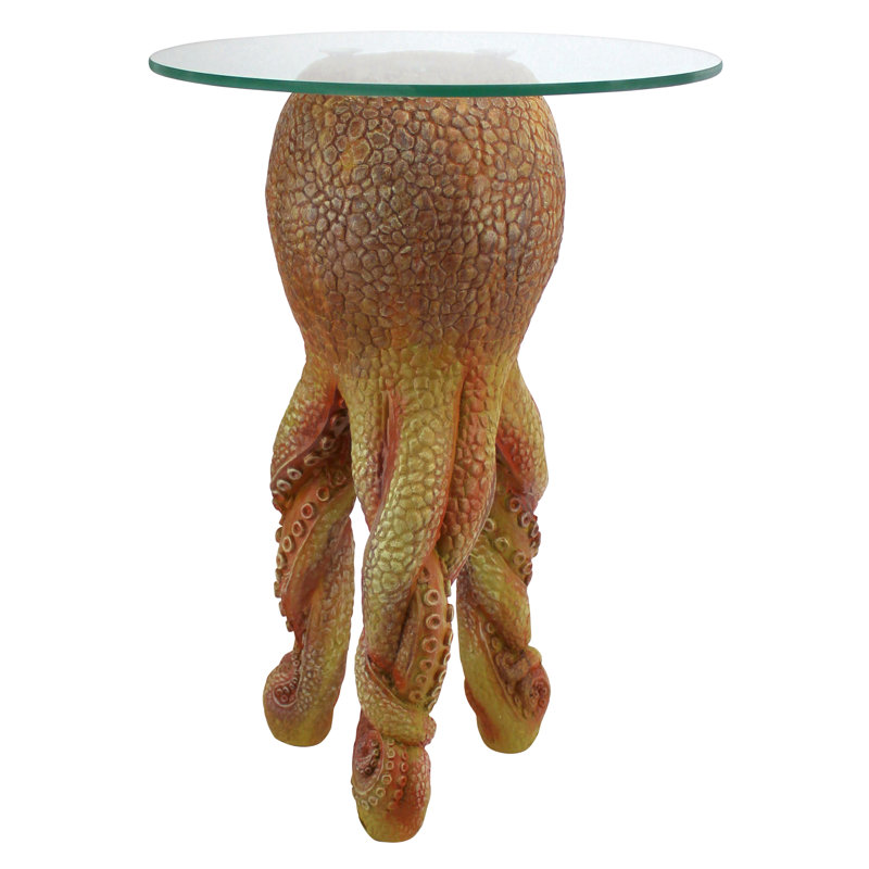 Design Toscano Ollie, the Octopus Figurine End Table | Wayfair