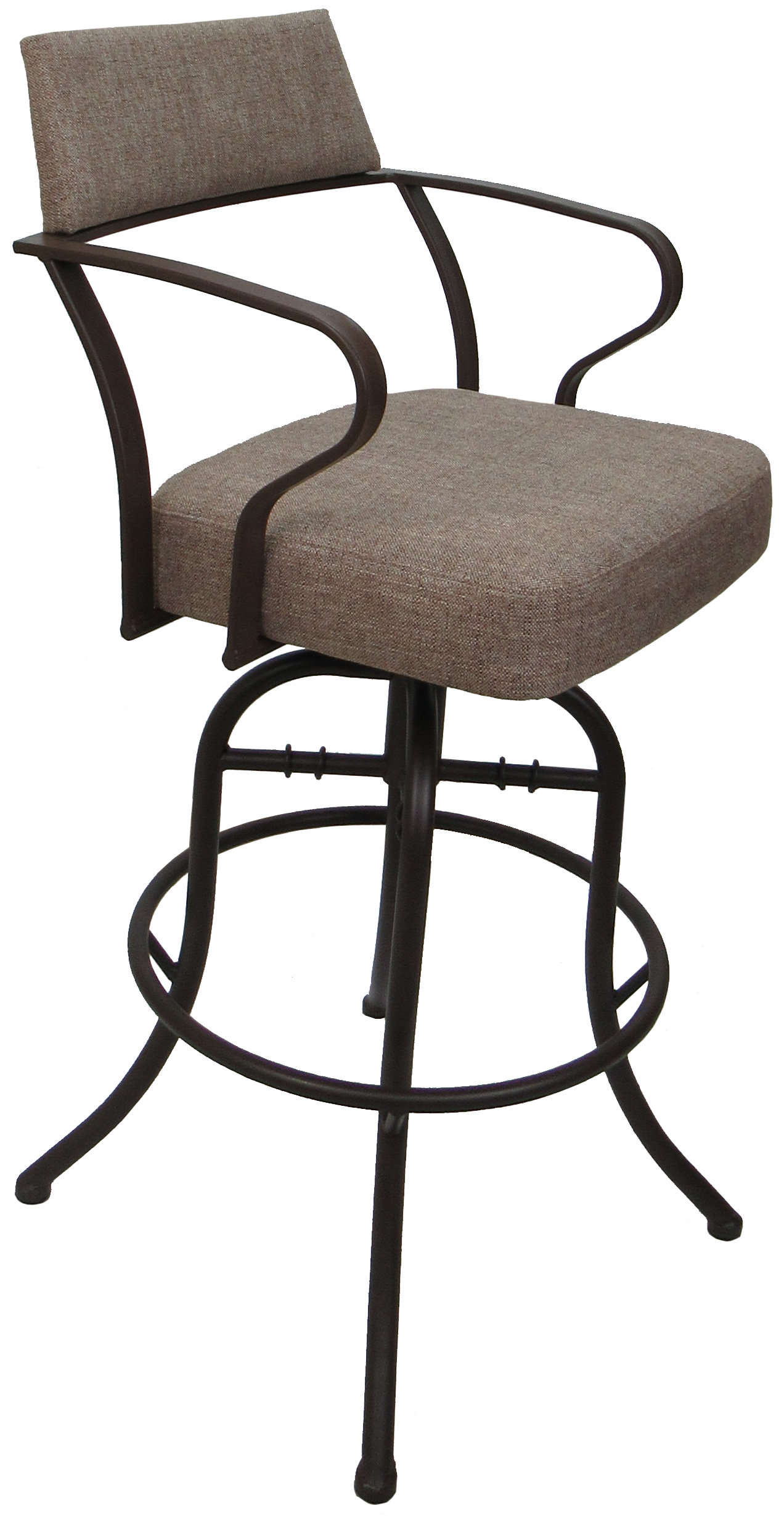 Tobias Designs Swivel Tilt Metal Counter 30" Bar Stool - Carolina ...