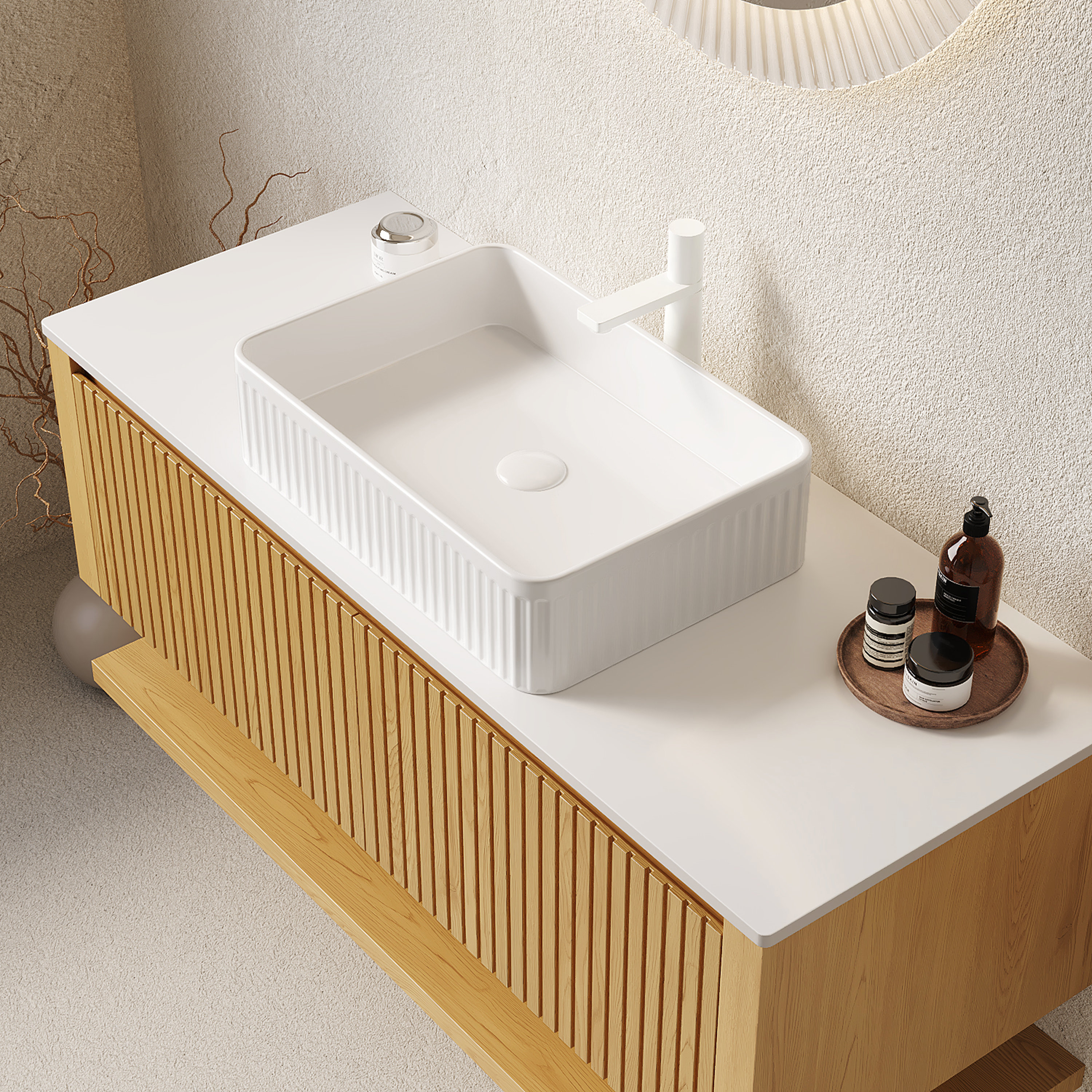 Rongeng Premium Bathroom Vanity With Innovative Storage And Stylish ...