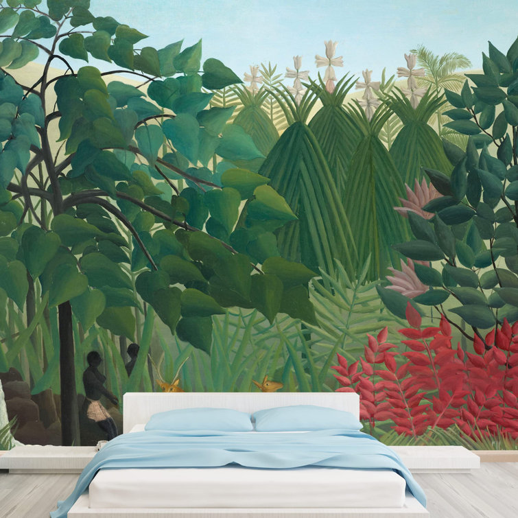 IDEA4WALL The Waterfall by Henri Rousseau French Post-Impressionism ...
