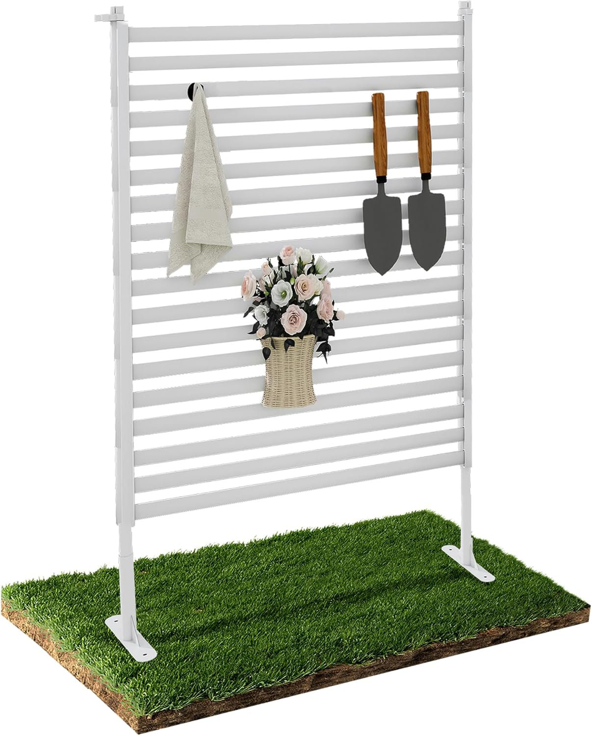 M & R WINDOW CONCEPTS Freestanding Fence Privacy Screen for Outside ...