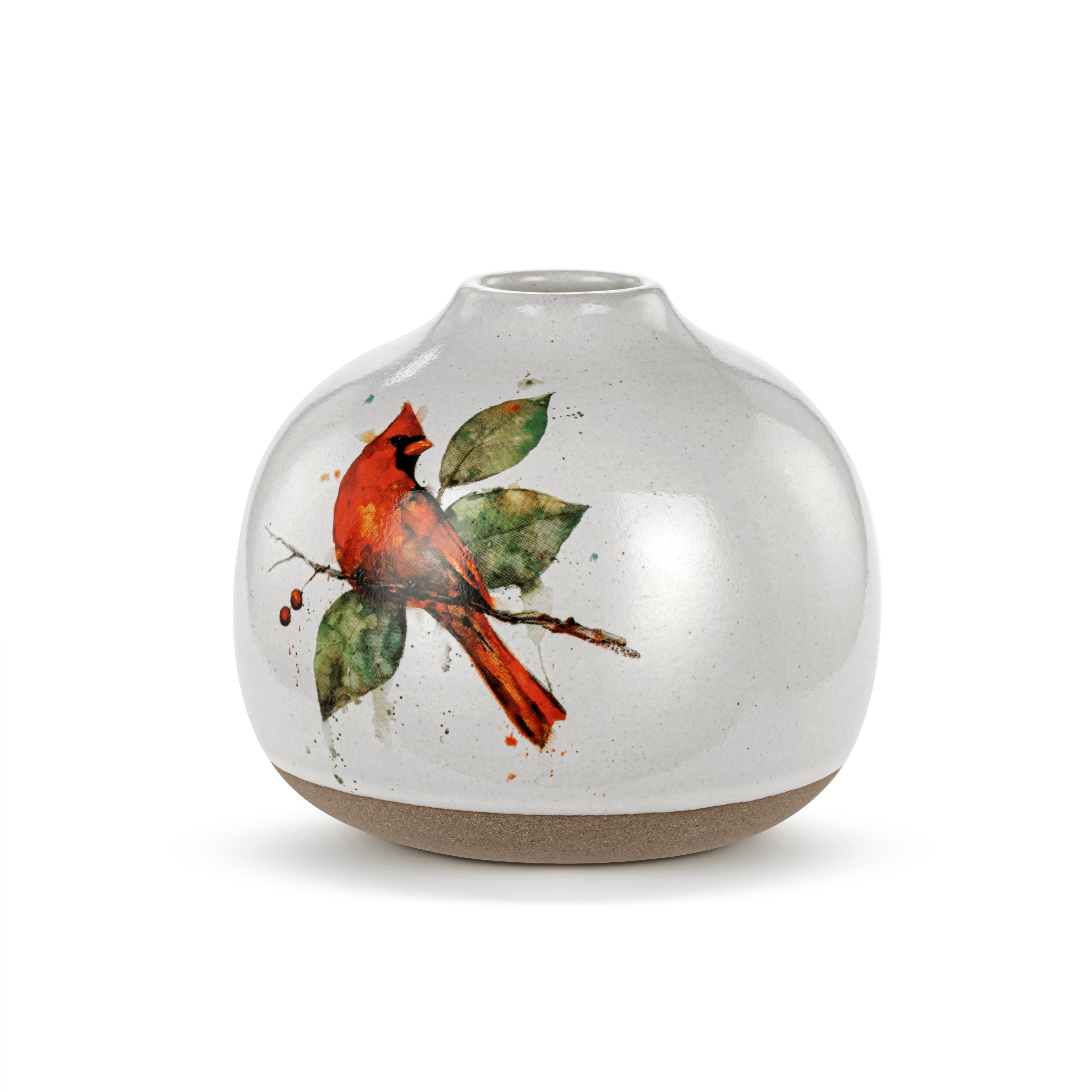 DEMDACO Cardinal Collection Spring Cardinal Bud Vase - 4In | Wayfair