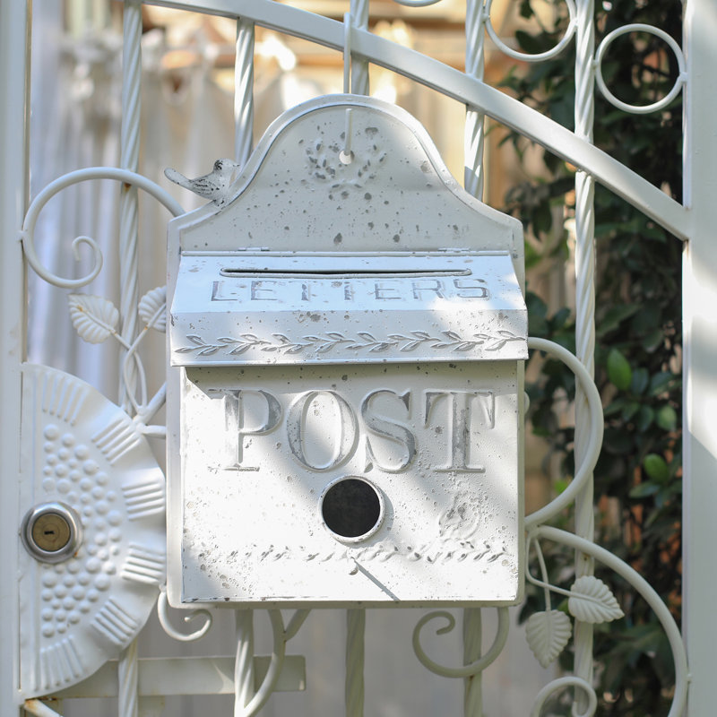 All Chic Shabby Vintage Wall Maunted Mailboxes | Wayfair