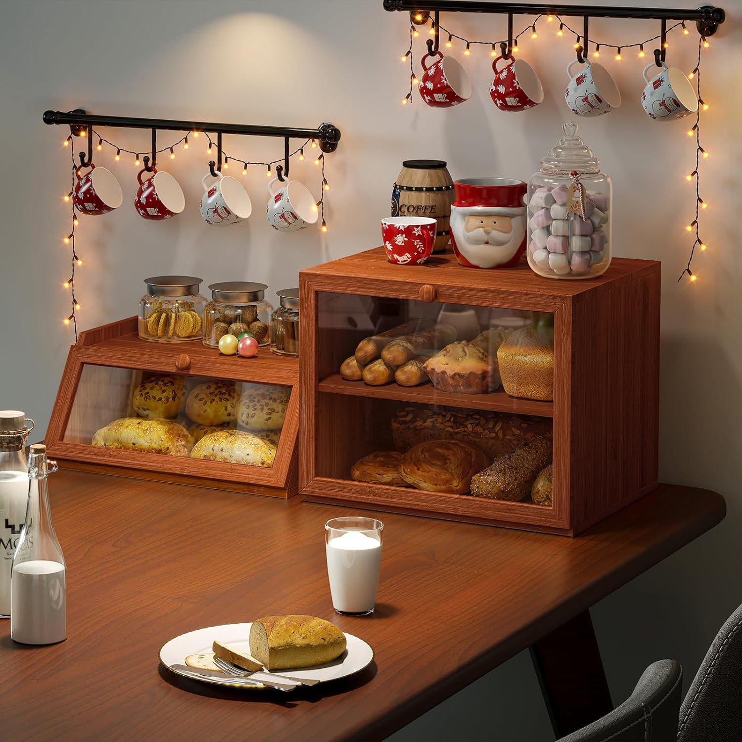 Foundry Select Annettia Wood Food Storage Container | Wayfair