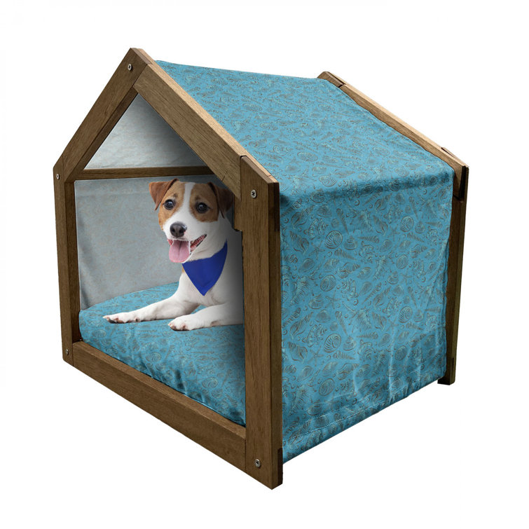 Bless international Wood Portable Dog House - Wayfair Canada