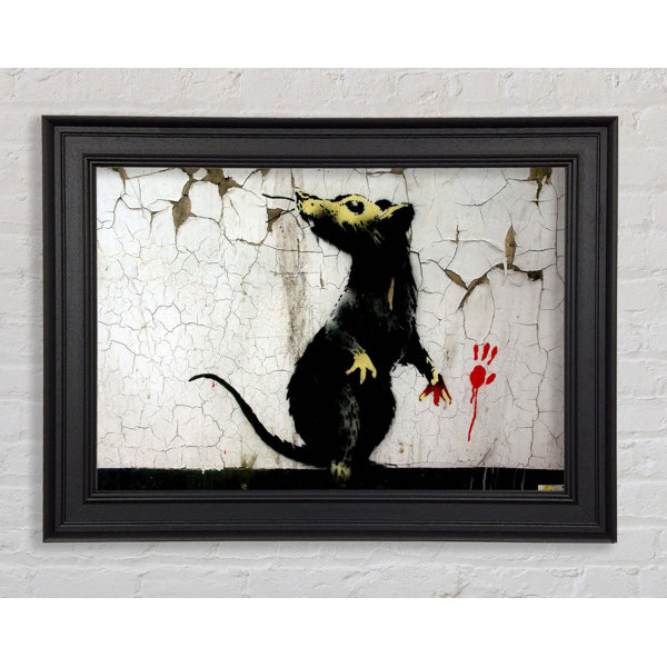 Happy Larry Rat Paw Framed Print | Wayfair.co.uk