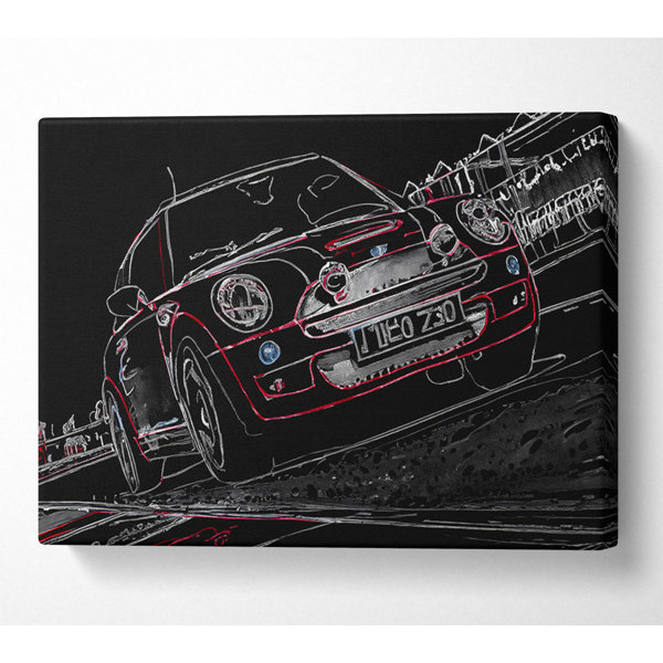 Borough Wharf Mini Cooper Track Day - Wrapped Canvas Art Prints ...
