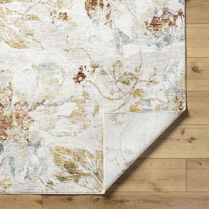 Wildon Home® Ciel Medium Brown/Rust Area Rug | Wayfair