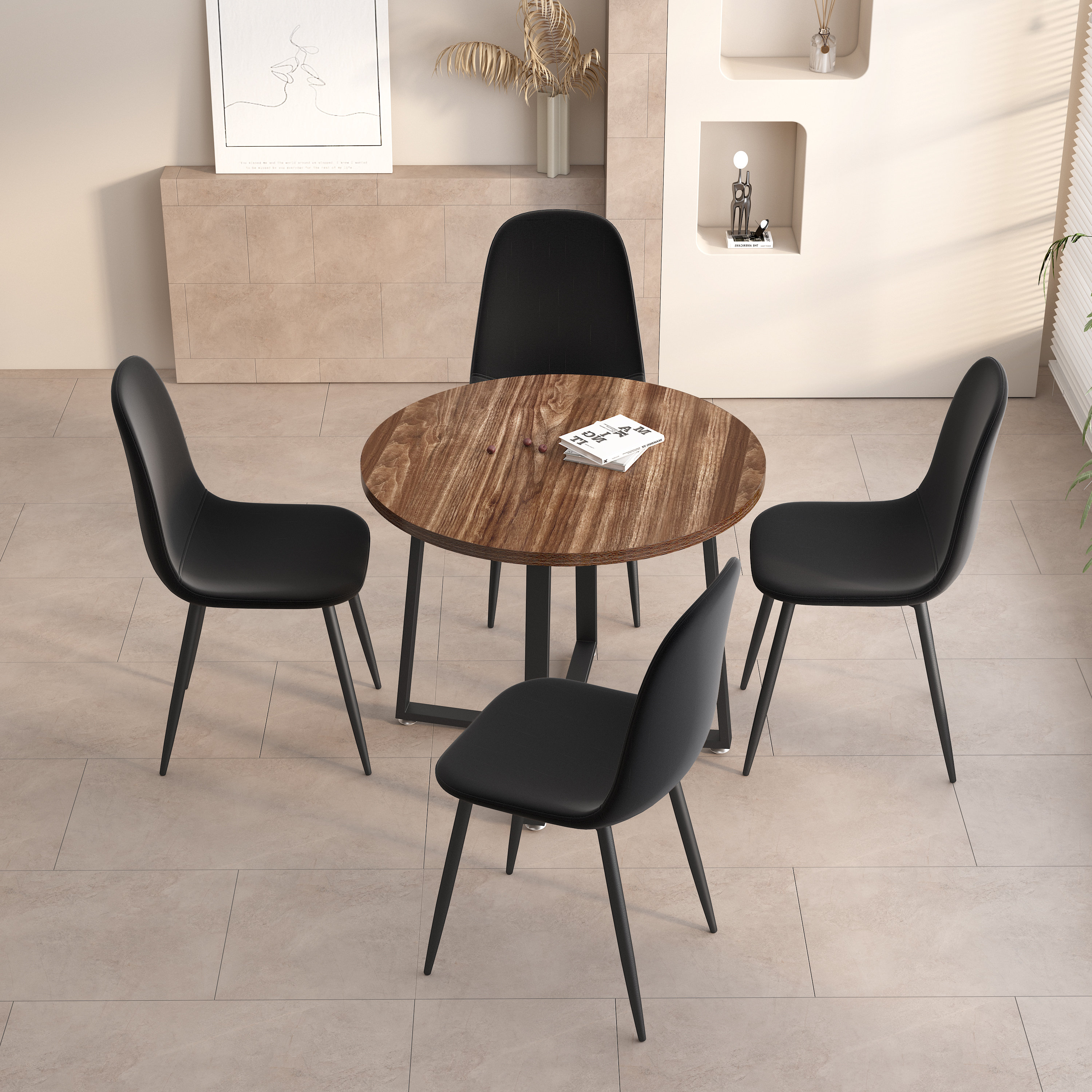 17 Stories 5 - Piece Dining Set & Reviews | Wayfair