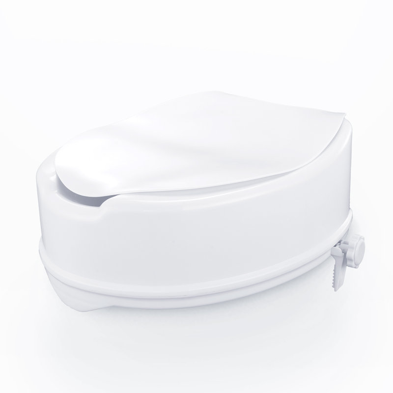 VEVOR Raised Toilet Seat 5" Raised 300 lbs Universal Toilet Riser for ...