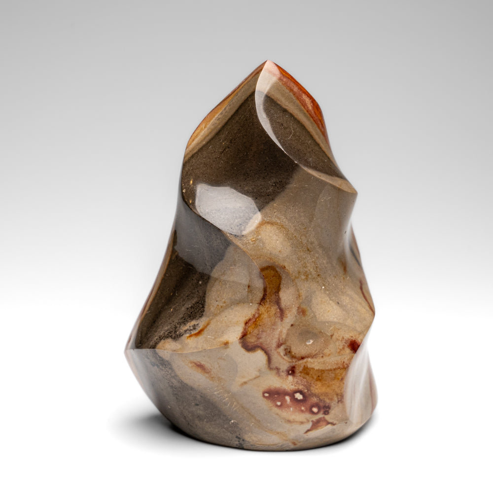 Astro Gallery of Gems Genuine Polished Polychrome Jasper Flame Freeform ...