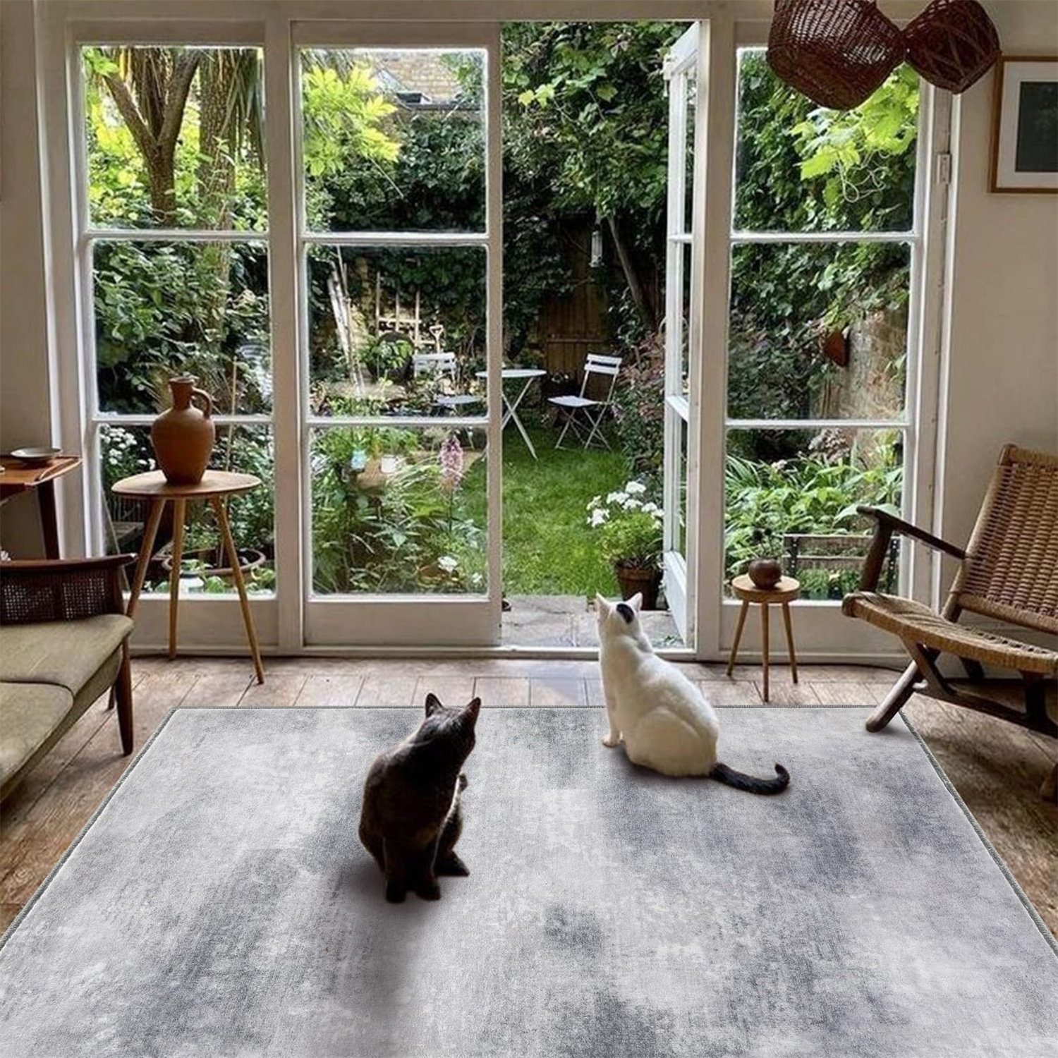 17 Stories Oversized Entry Mat Washable Low Profile Rug for Bedroom ...