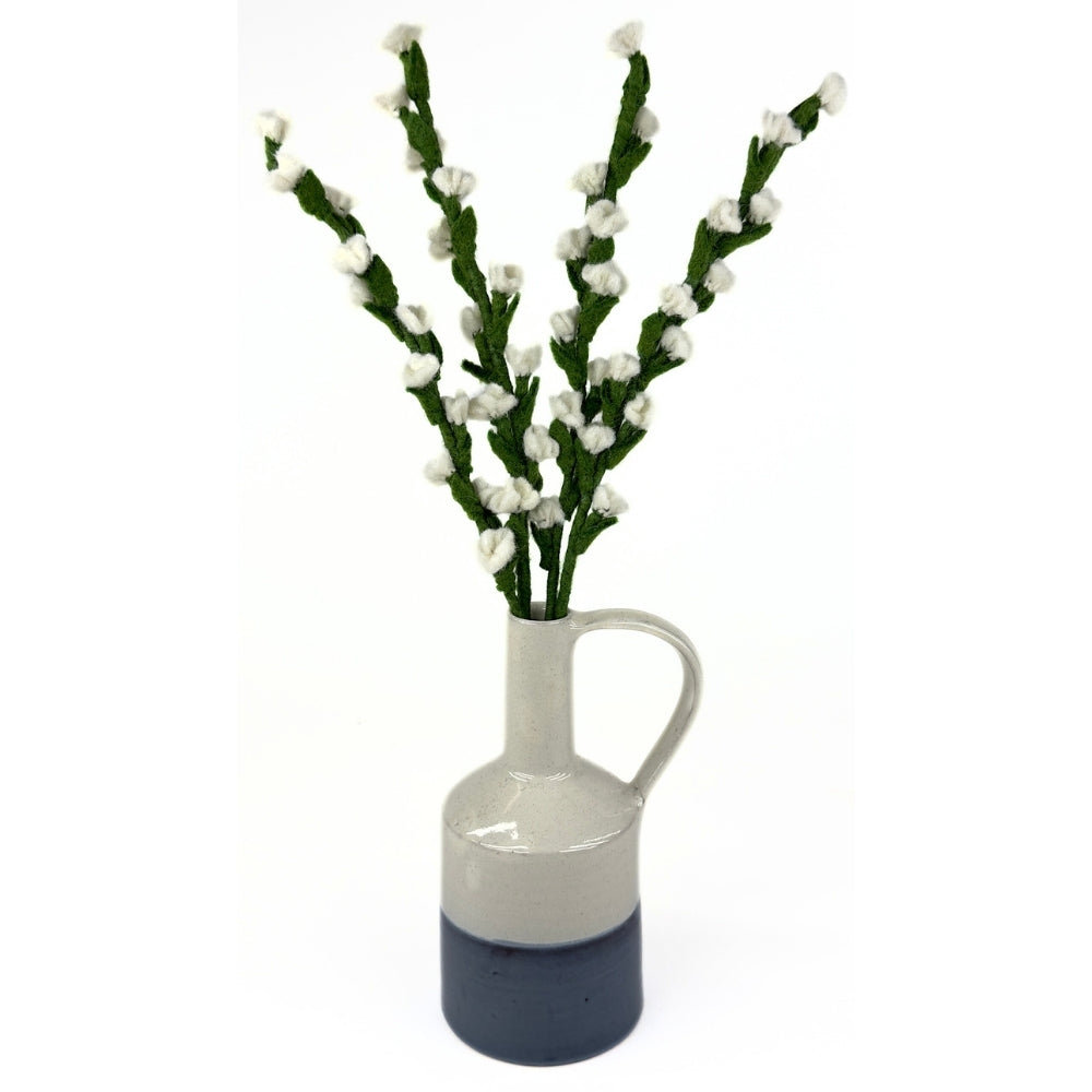 Humble Hilo Handmade Felt Flower, Cherry Flower, Set of 4 | Wayfair