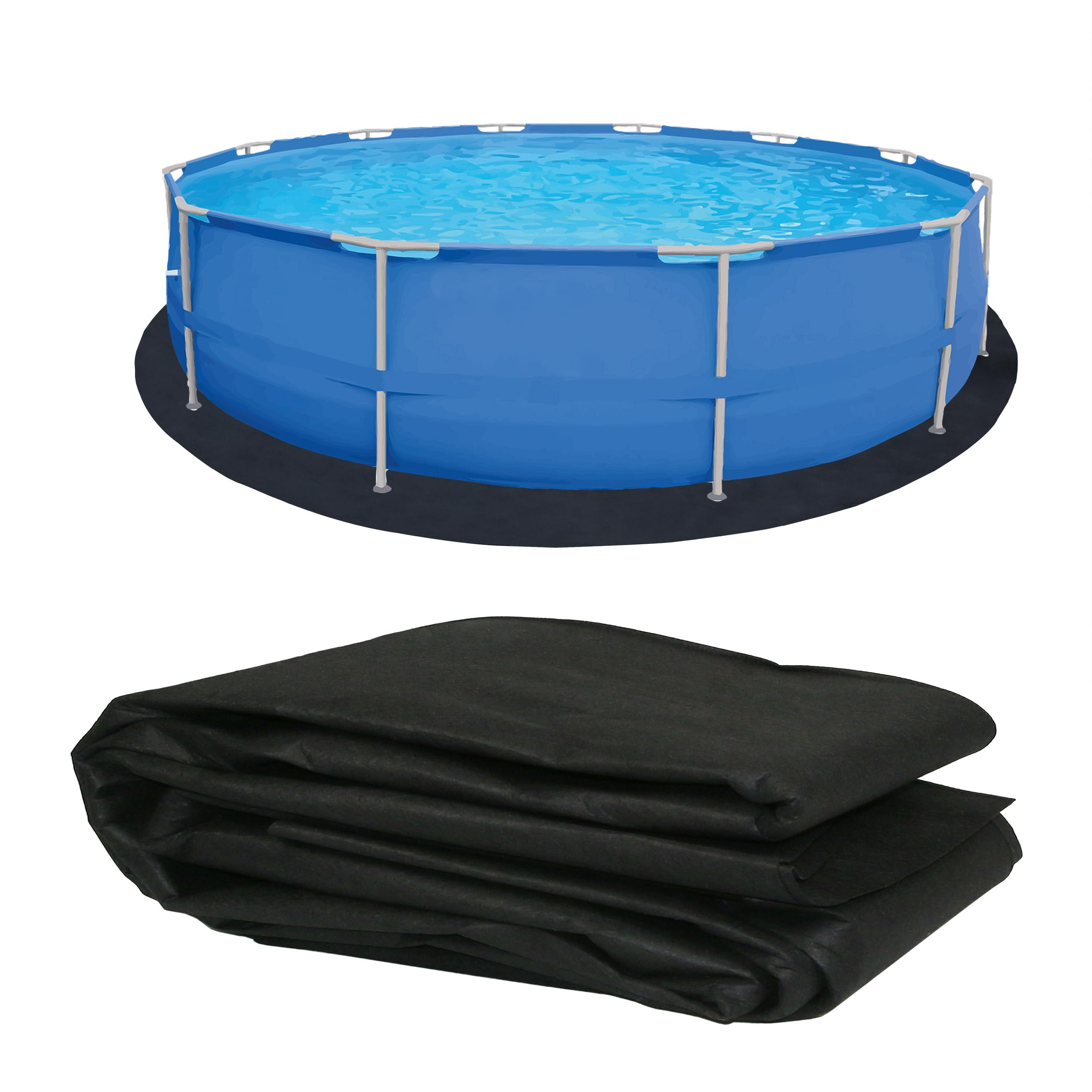 Bibana 18ft Round Pool Liner Pad & Reviews | Wayfair