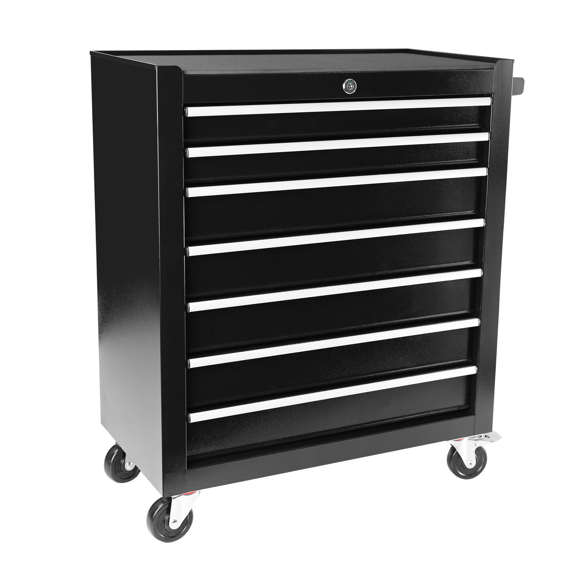 17 Stories 7 Drawers Rolling Tool Chest with Wheels, Portable Rolling ...