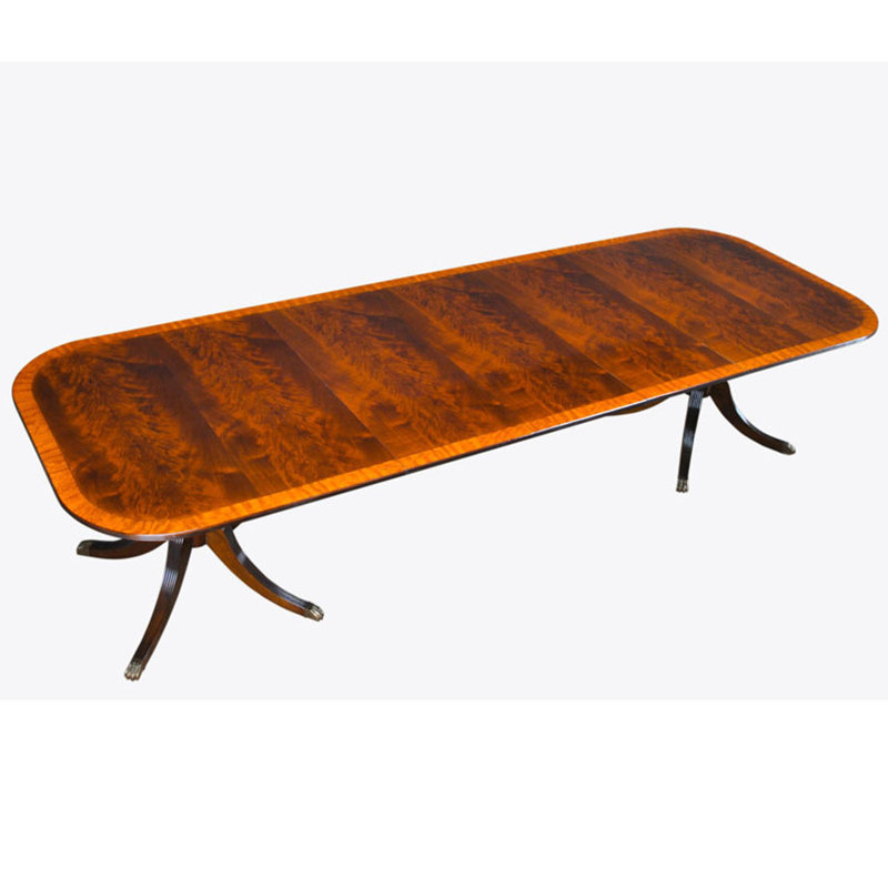 Niagara Mahogany Solid Wood Dining Table | Wayfair