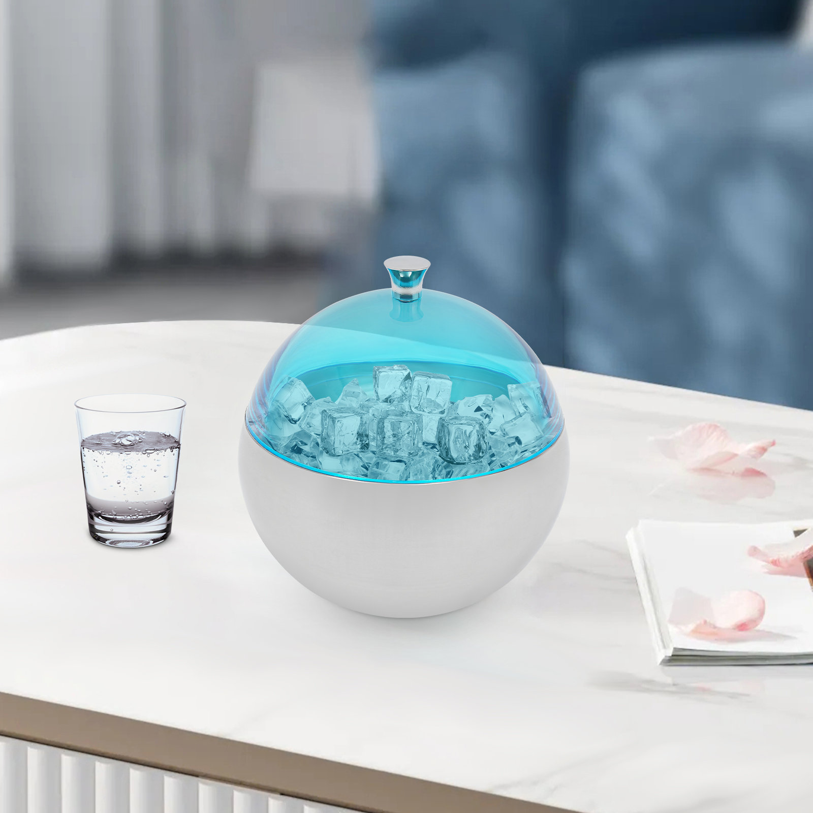 Wrought Studio™ Insulated Ice Bucket Ice Cube Storage Bowl Ice ...