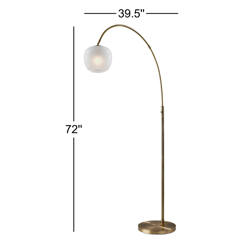 Joss & Main Tambra 72'' Polished Arched/Arc Floor Lamp | Joss & Main