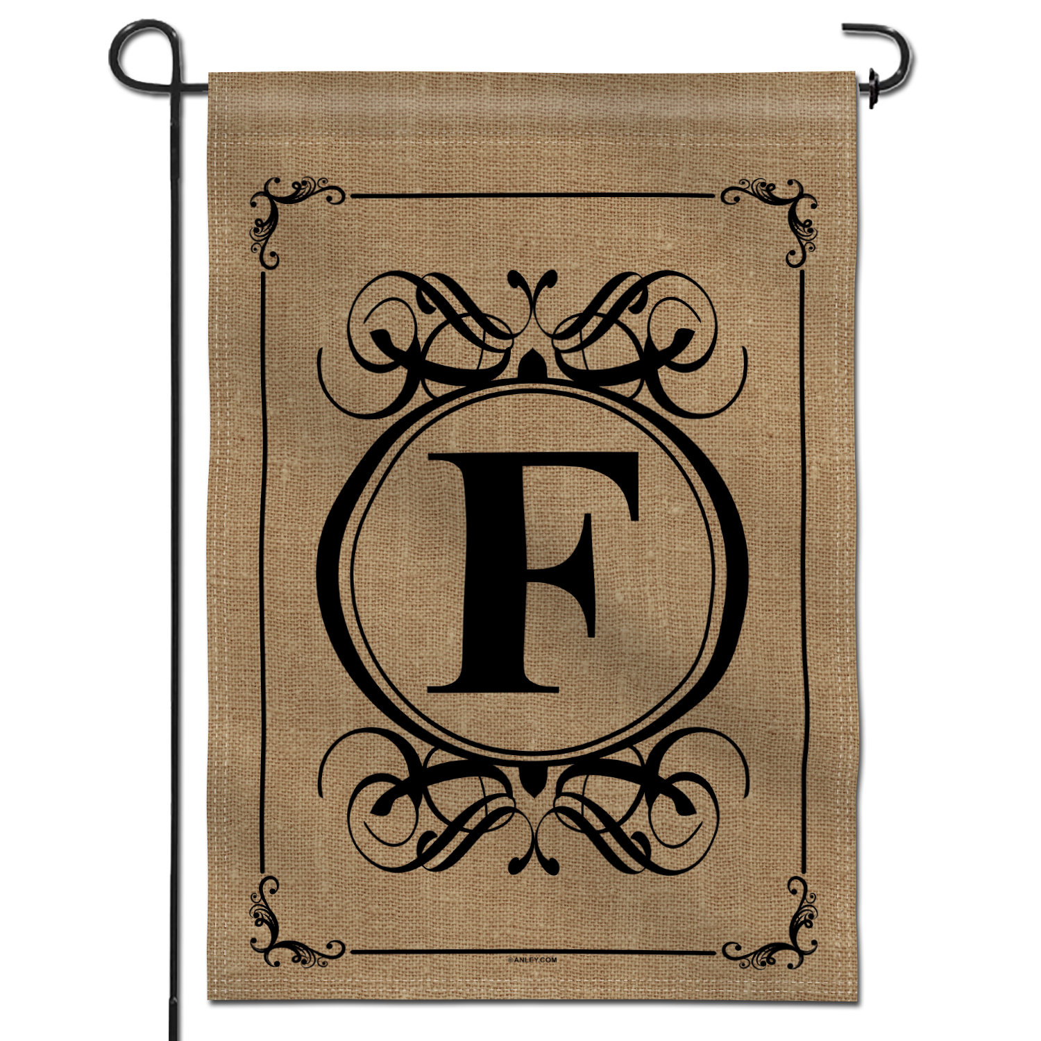 Arlmont & Co. Octaviana Classic Monogram Letter Garden Flag, Double ...