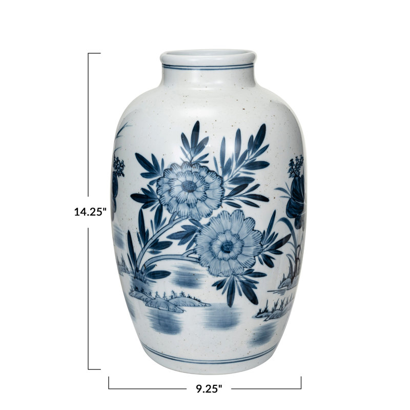 Alcott Hill® Chillcott Stoneware Table Vase | Wayfair