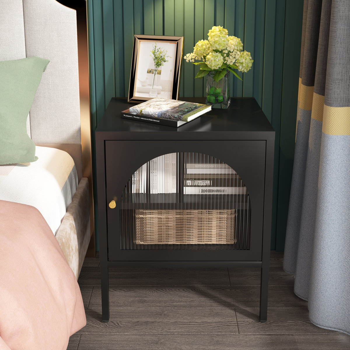 Ebern Designs Geanino Steel End Table | Wayfair